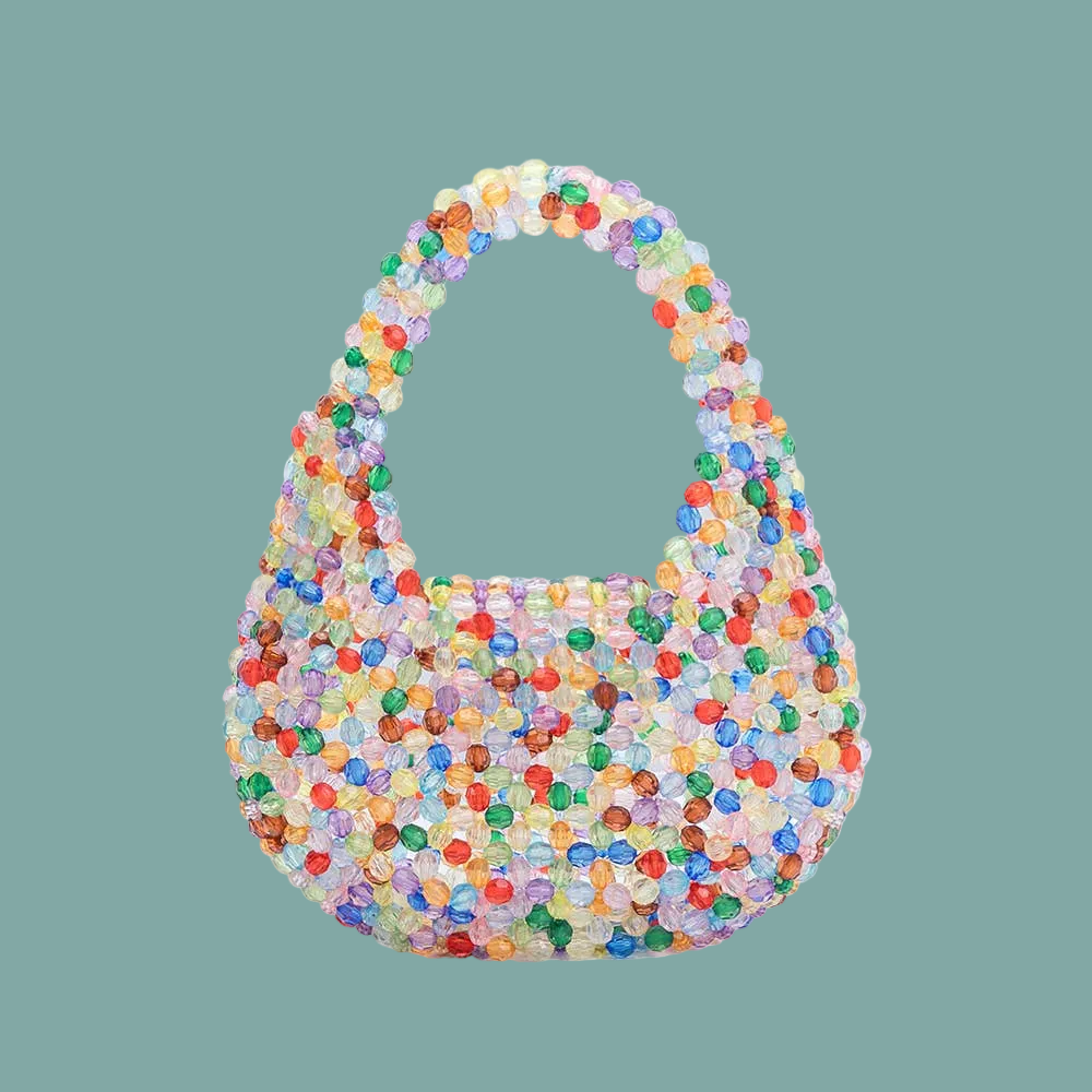 Rainbow Beaded Mini Bag – Pronto